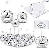 Amazon.com: Whaline 60Pcs 2 Inch Disco Ball Table Number Holders Place ...