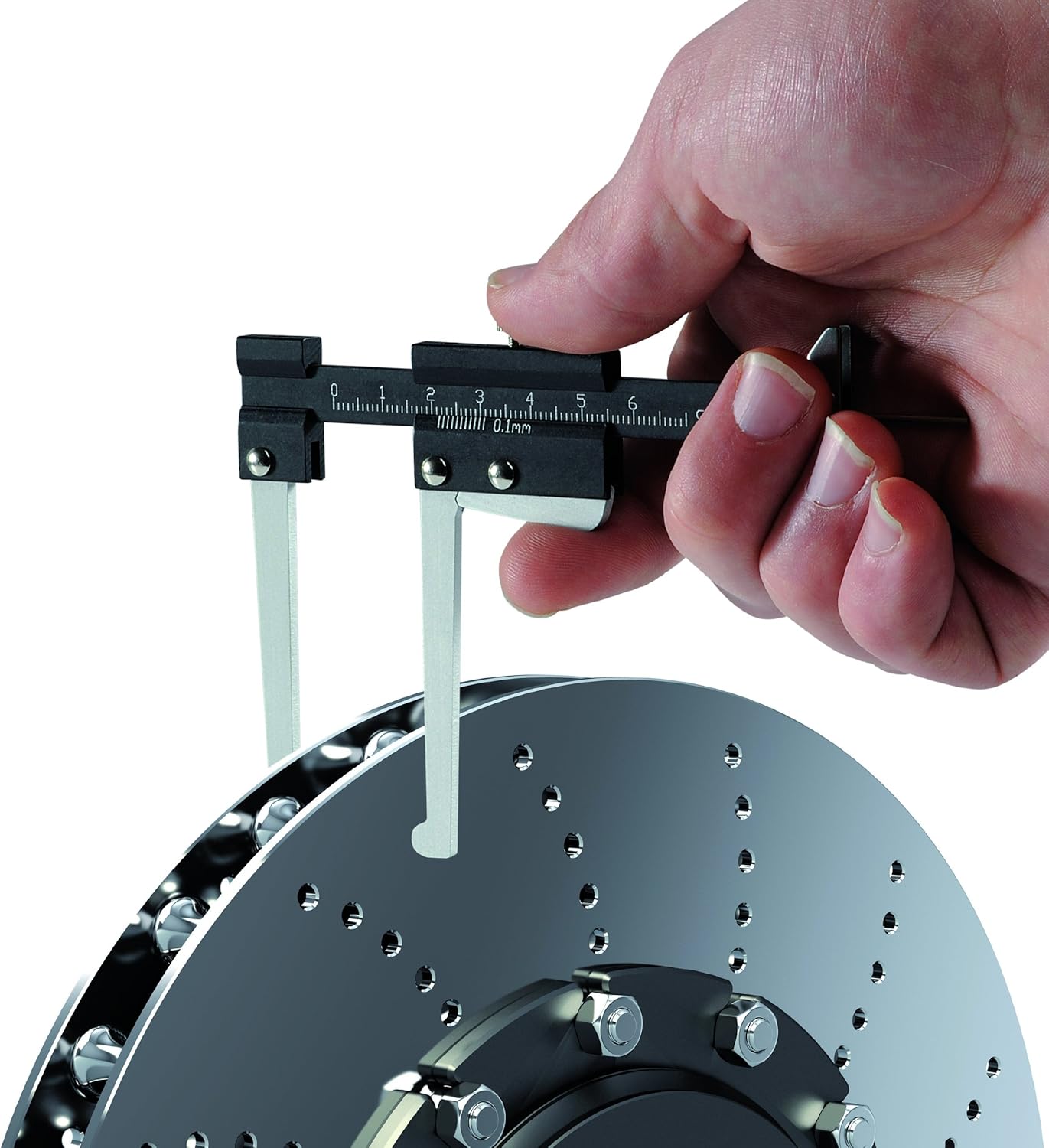 Heytec Heyco 01815007500 2-in-1 Brake Disc Calliper with Tyre Tread ...