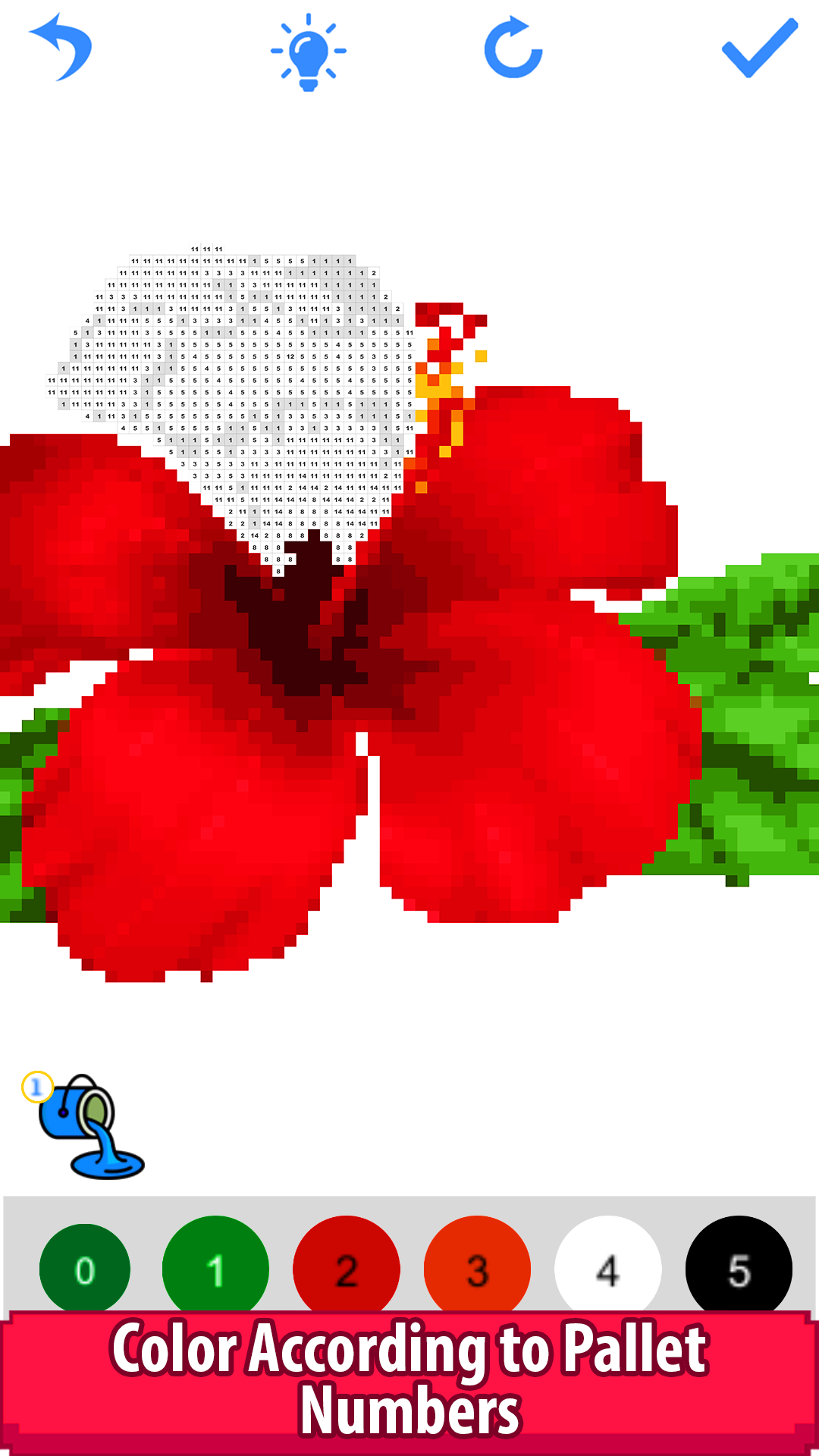 Flowers Pixel Art - Color by Number Book Pages:Amazon.co.uk:Appstore ...