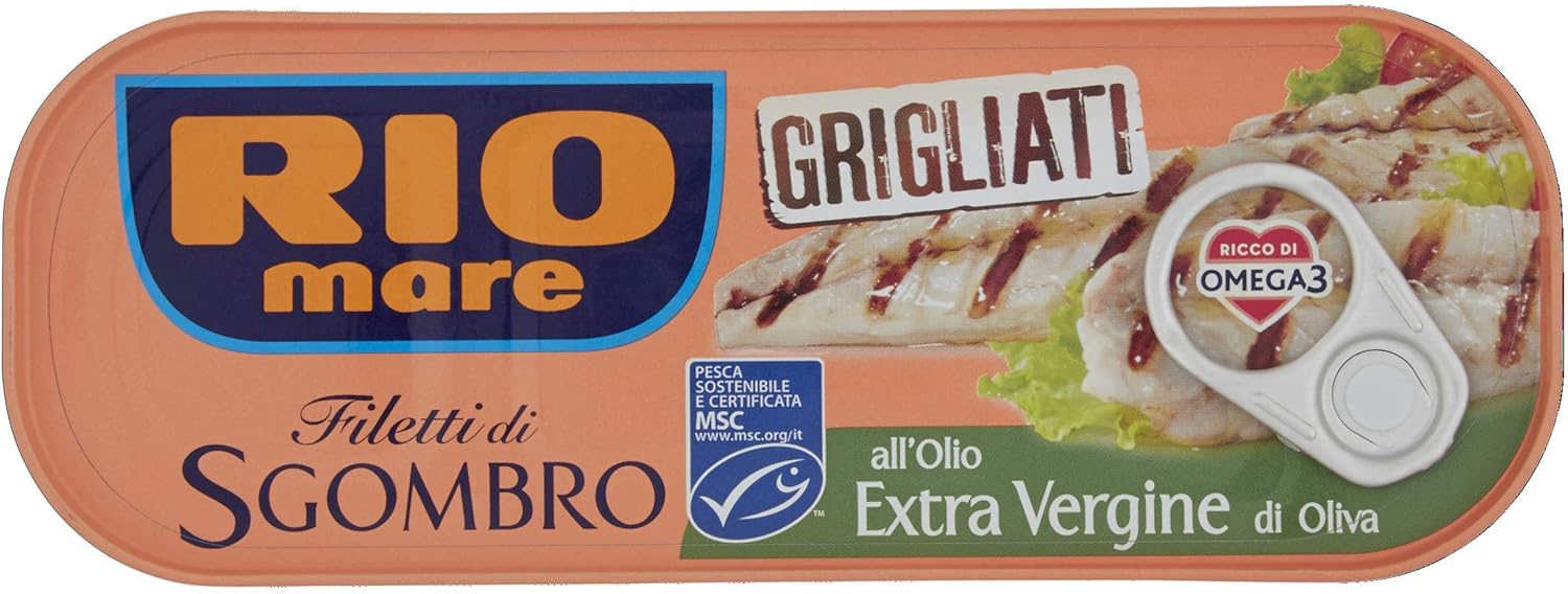 Rio Mare Filetti di Sgombro Grigliati all'Olio Extravergine di Oliva ...