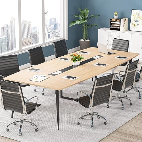 Tribesigns 8FT Conference Table, 94.48L x 47.21W x 29.52H Inches Boat ...