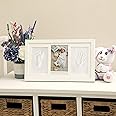 Amazon.com: Nuby Baby Hand & Footprint Kit with Wall Decor Frame That Holds One 4 x 6 Photo & 2 ...
