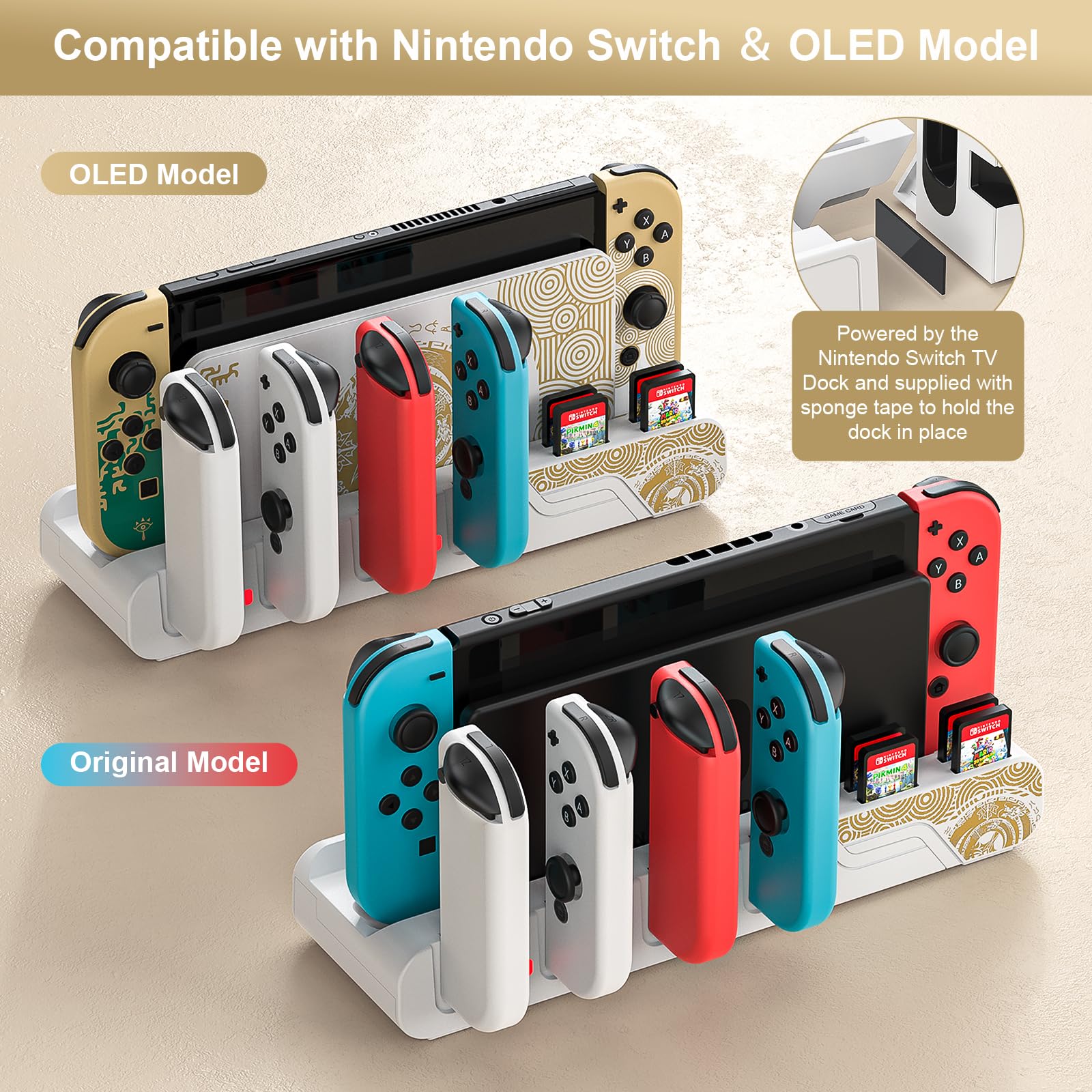 Mua Switch Controller Charging Dock Compatible with Nintendo Switch ...