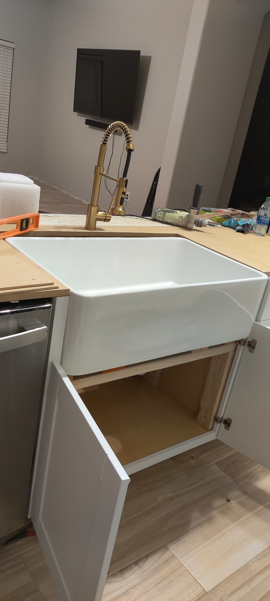 $29/mo - Finance 32 White Kitchen Sink Double Bowl - Sarlai 32 Inch ...