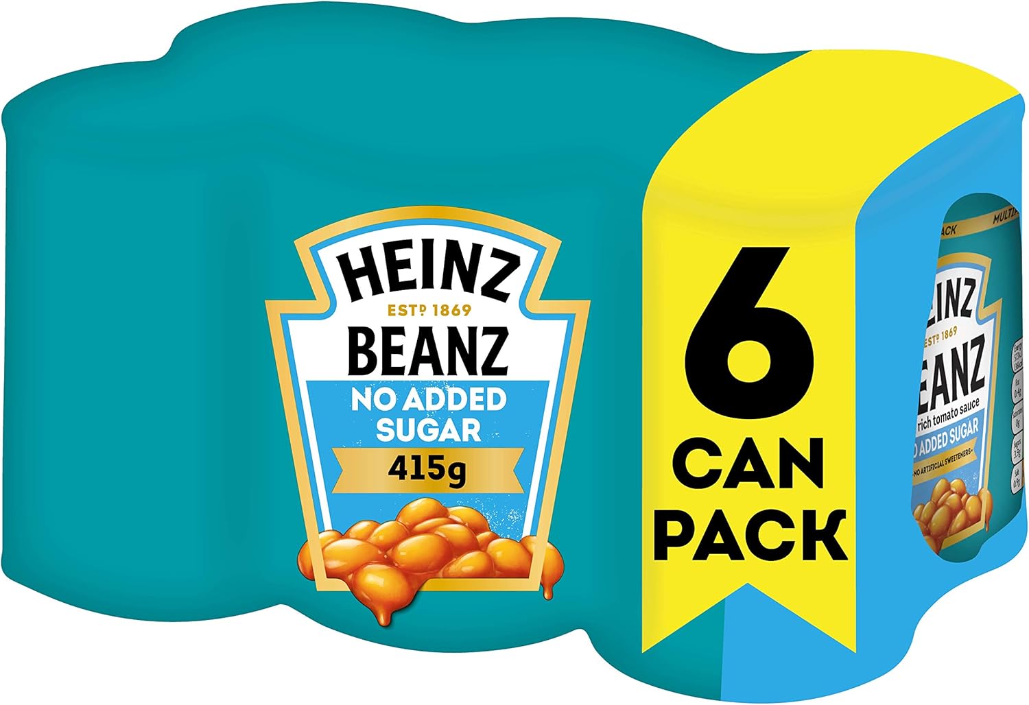 Heinz Beanz Can, 415 g (Pack of 6): Amazon.co.uk: Prime Pantry