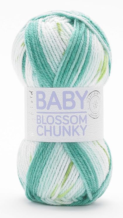 Hayfield Sirdar Baby Blossom Chunky Self Patterning Knitting Yarn 100g ...