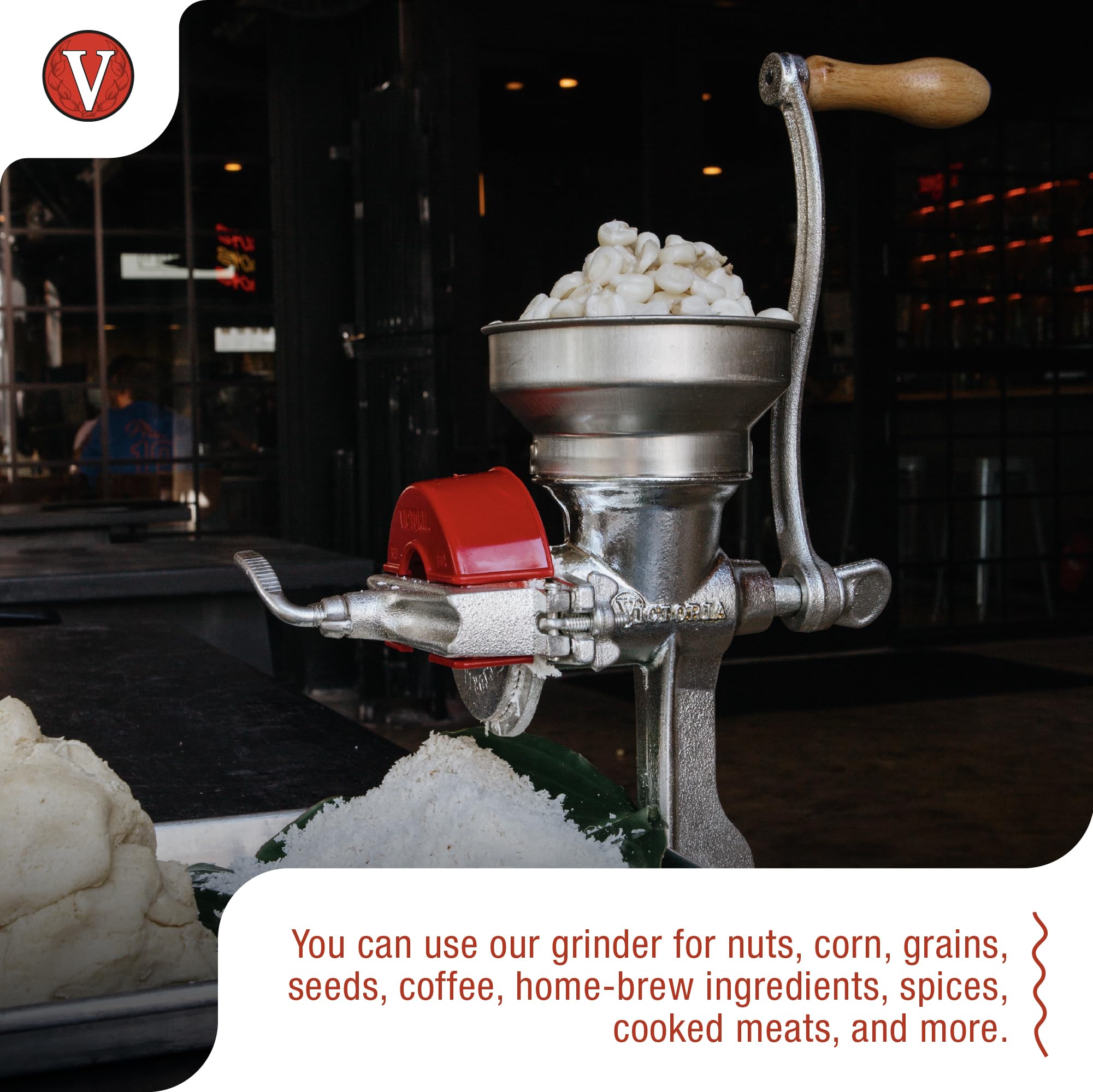 Mua Victoria Manual Low-Hopper Grain Grinder, Made in Colombia, Silver ...