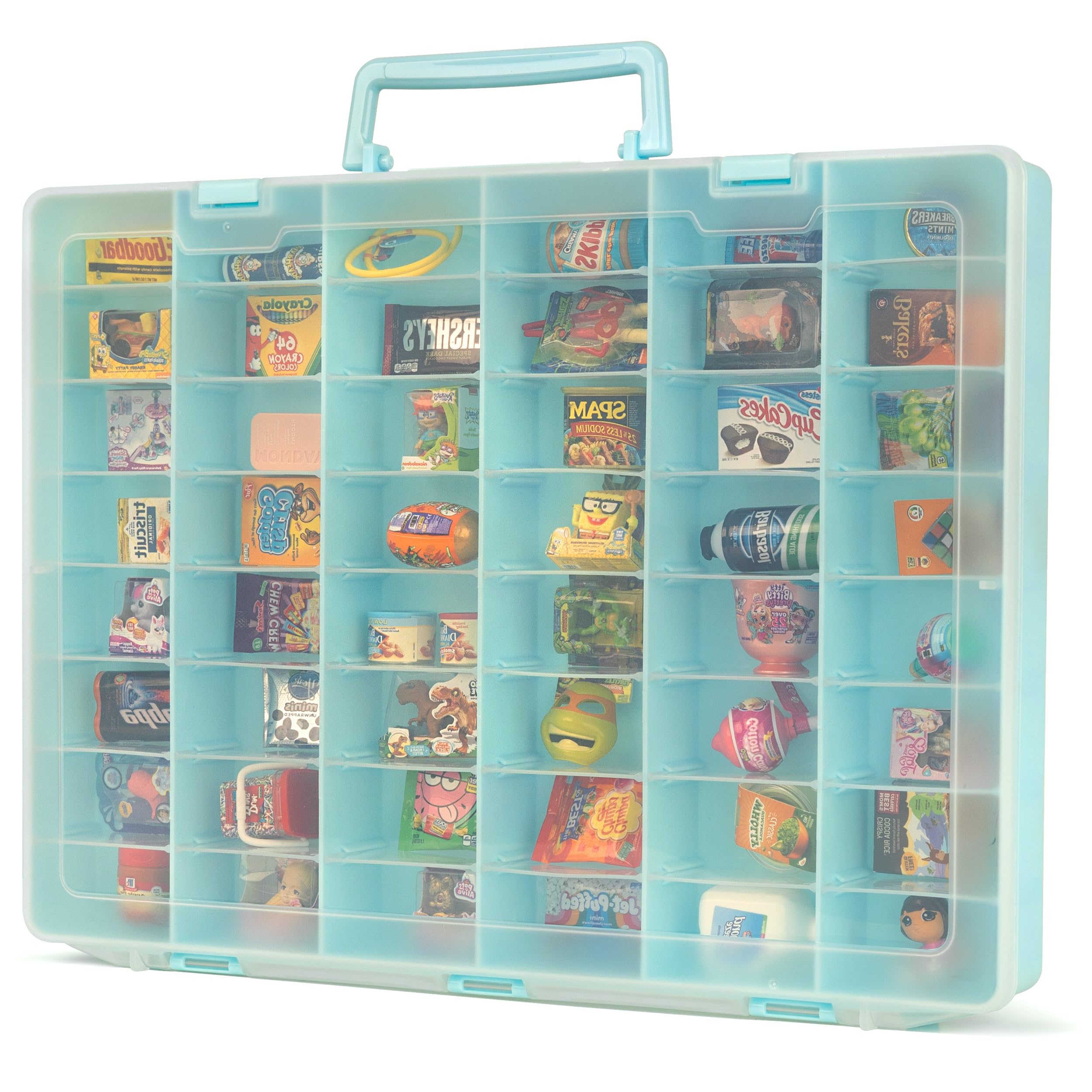 Mua Plastic Toy Storage Case Compatible with Mini Brands Collector Toys ...