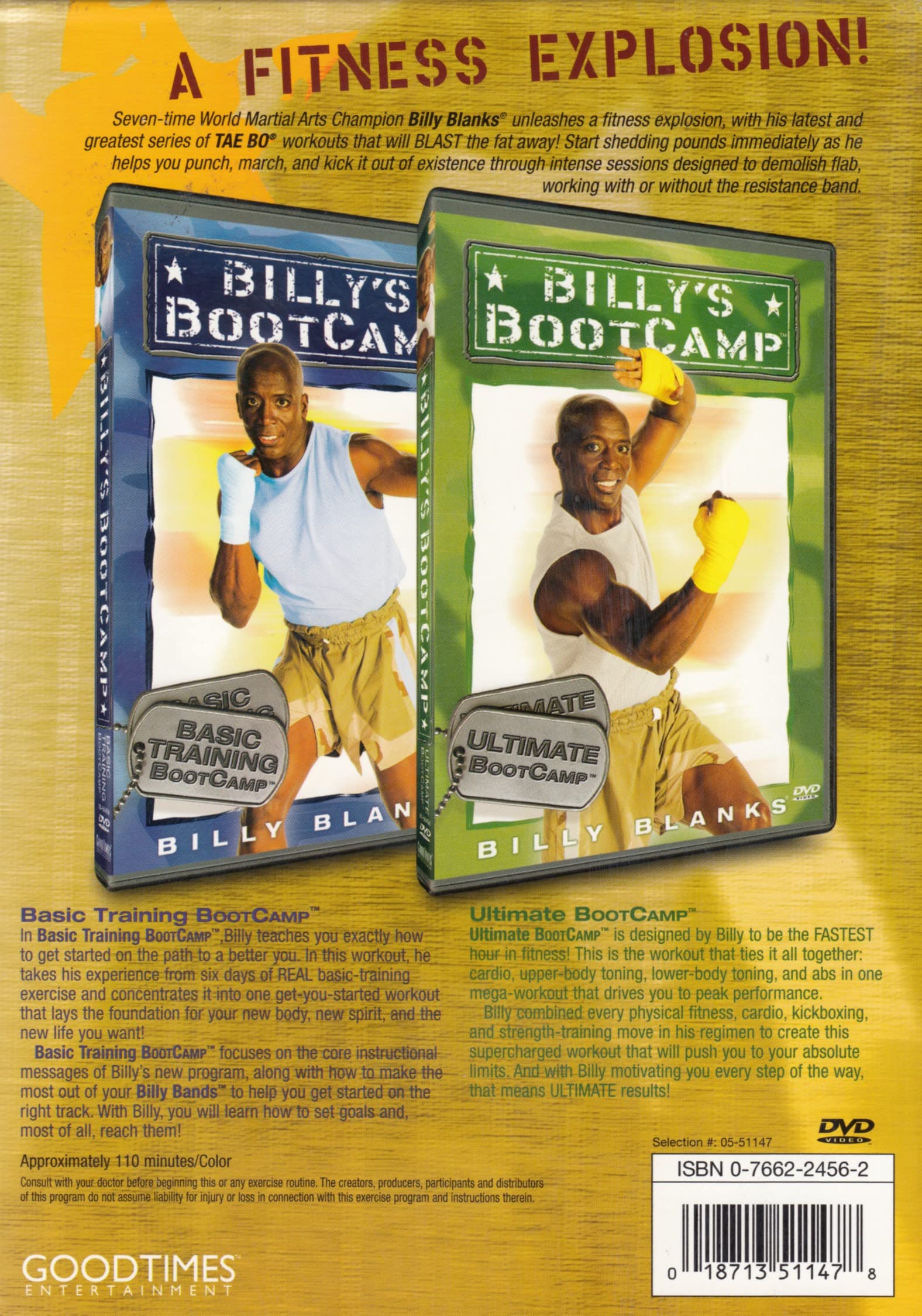 Mua Billy Blanks: Basic Training & Ultimate Bootcamp [DVD] Billy Blanks: Basic Training ...