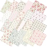 Amazon.com: Whaline 12Pcs Spring Cotton Fabric Bundles 18 x 22 Inch ...