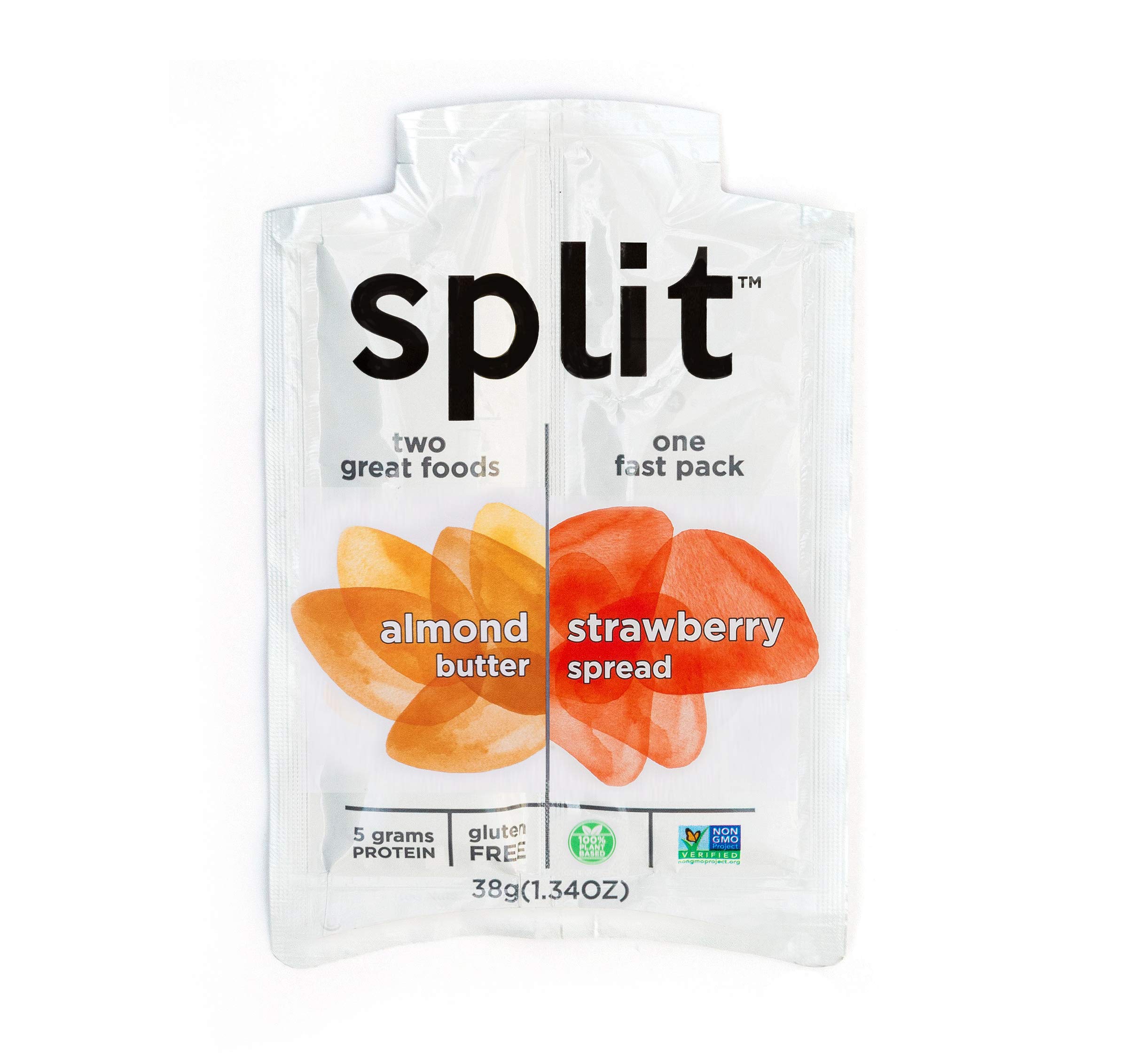 Amazon.com : Split Squeeze Packs | Peanut Butter Blueberry | Energy ...