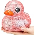 Amazon.com: Honoson 6.89 Inch Giant Glitter Rubber Duck Big Glitter ...