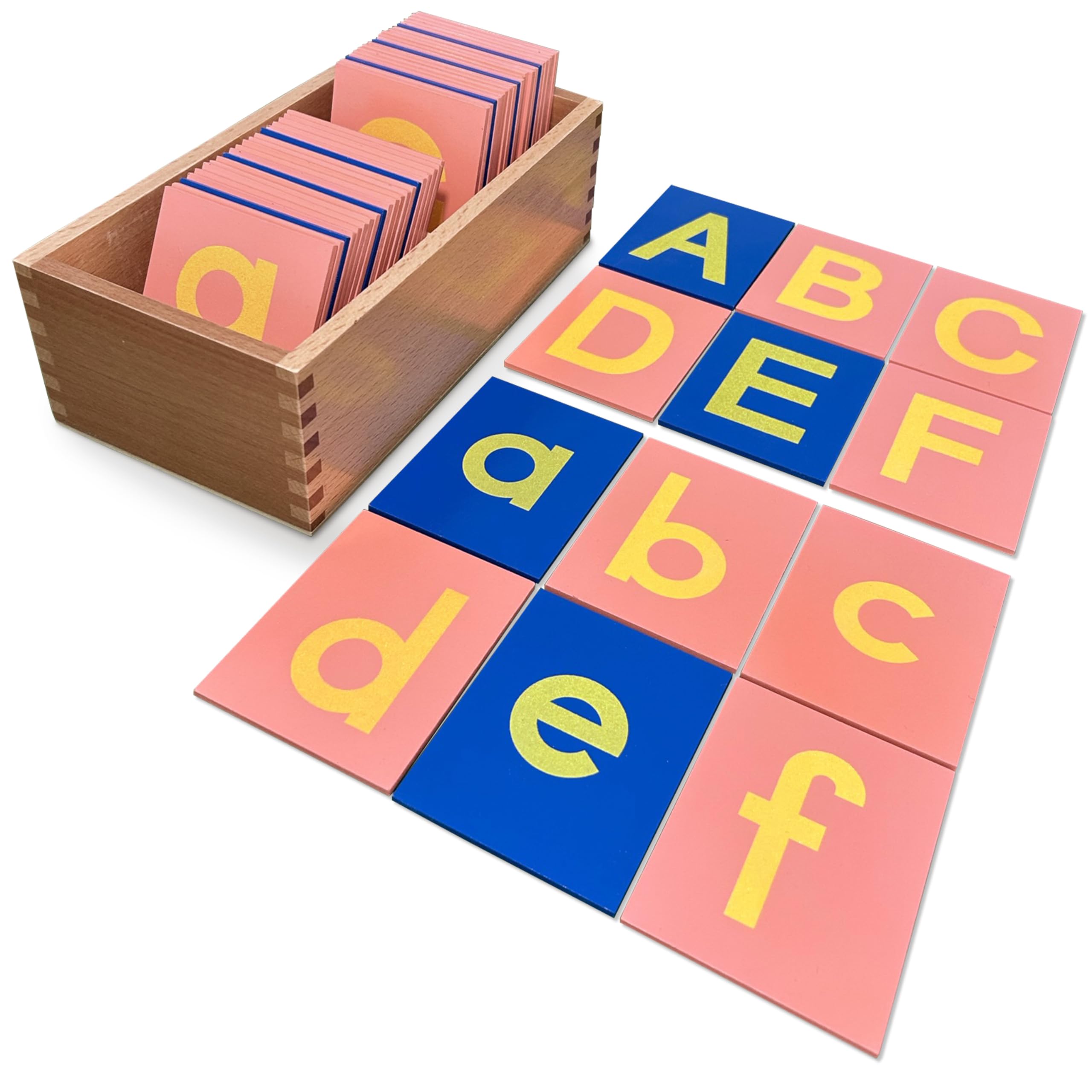 Delmach Montessori Sandpaper Letters | Lowercase and Uppercase | PP ...