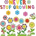 Amazon.com : Funrous 90 Pcs Never Stop Growing Bulletin Board ...