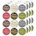 Amazon.com: Happy Birthday Stickers 2 inch, 120 PCS Large Round ...