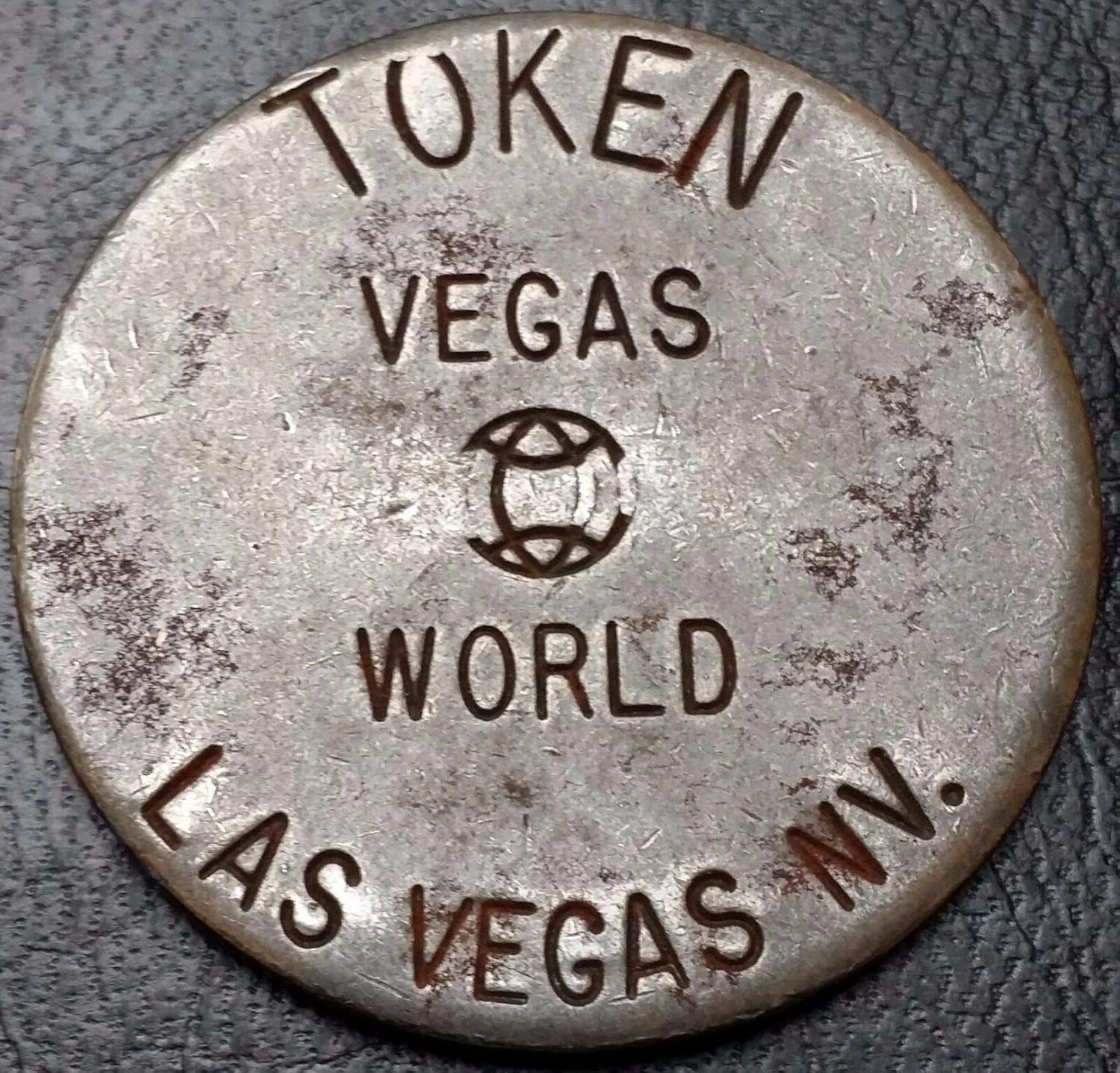 Amazon.com : VINTAGE VEGAS WORLD TOKEN LAS VEGAS, NEVADA : Sports ...