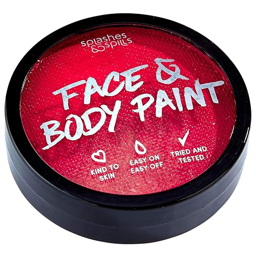 Water Activated SFX Face and Body Paint - Red Face Paint, Special ...