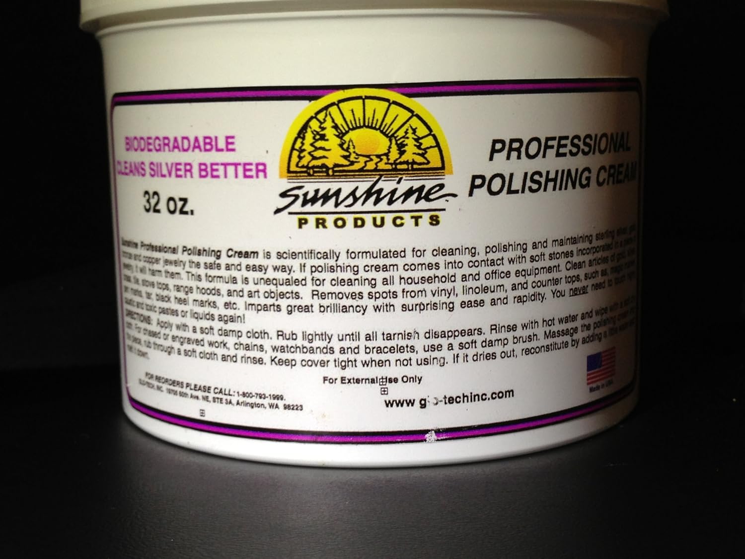 Amazon.com: Sunshine Products Professional Tarnish Remover 32 Oz ...