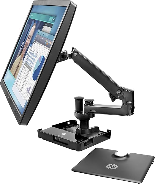 HP Base Hot Desk | Laptop Stands Notebook Stand, Black, 32 cm (32 "); 4 ...