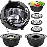 Amazon.com: 4-1 Colander with Bowl Set - Pasta Strainer - Colander for ...