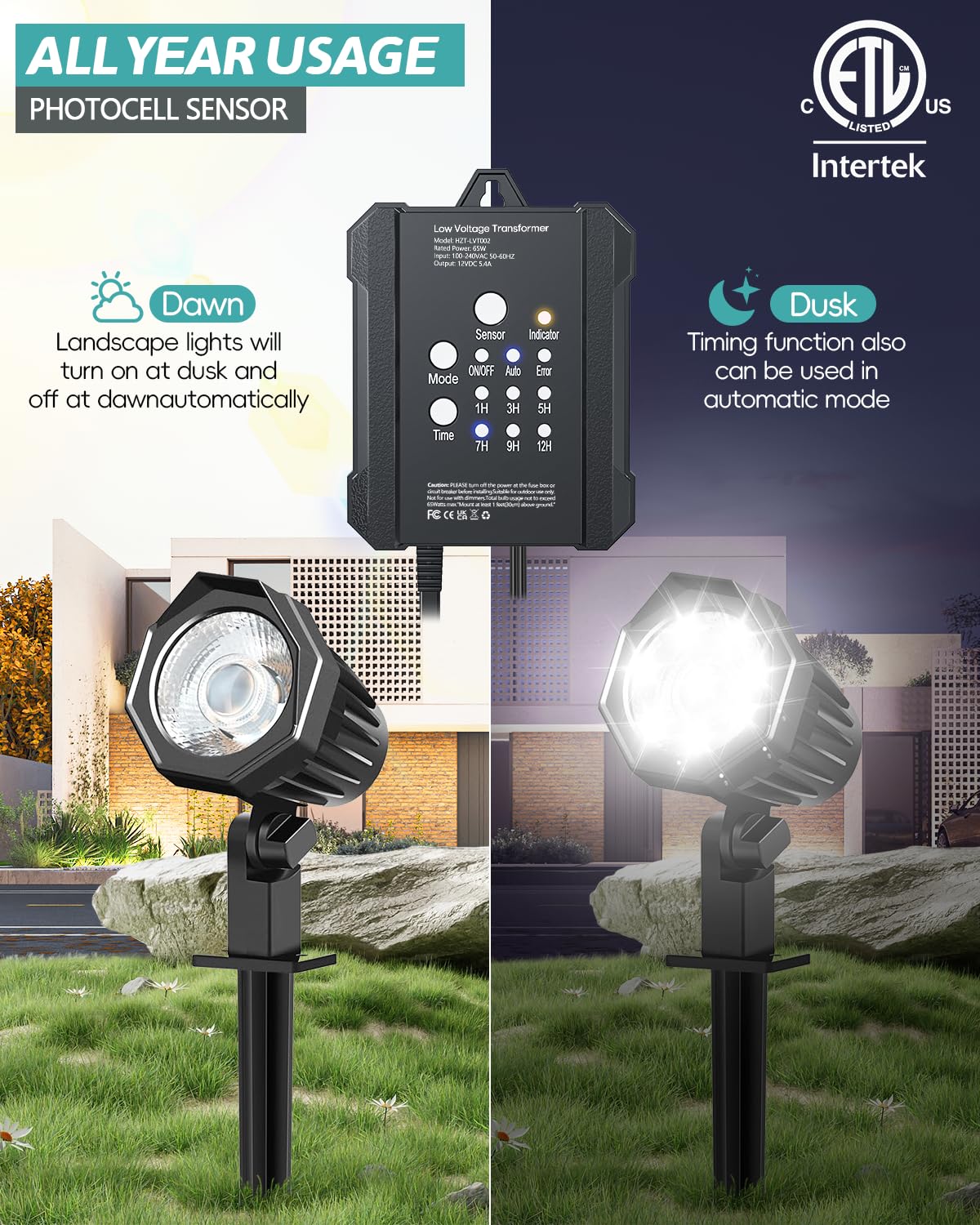 Mua HIBOITEC 65W Low Voltage Landscape Transformer, Outdoor Lighting ...