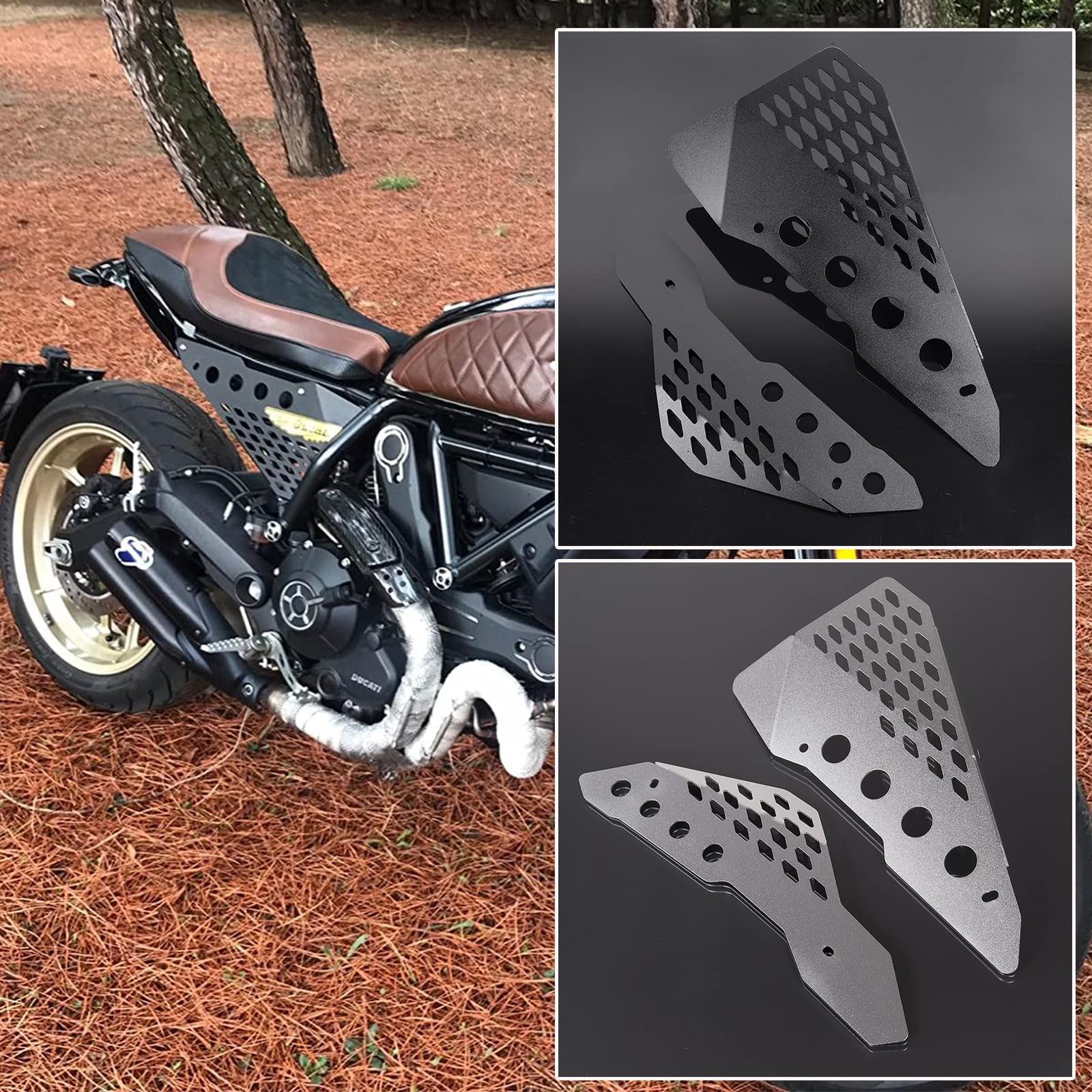 Mua TAZGANTAX Motorcycle for Du-Cati Scrambler Side Panel Mid Frame ...