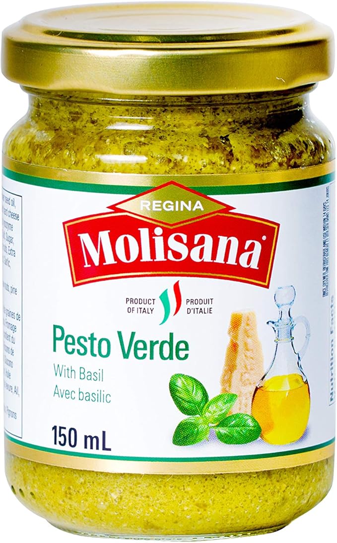 Regina Molisana Basil Pesto, Glass Jar, 150 milliliters: Amazon.ca: Grocery