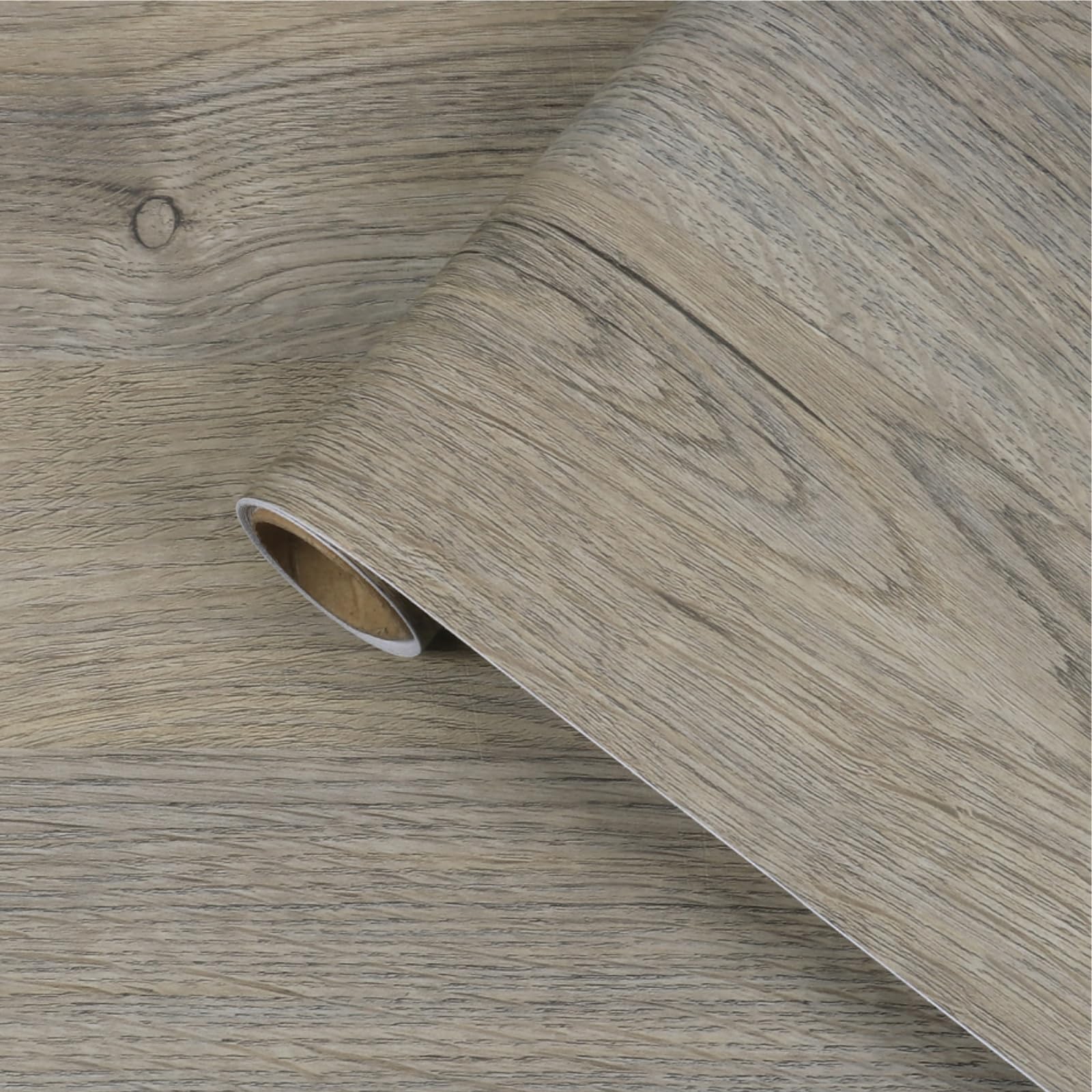 FANCYEASY Grey Brown Wood Wallpaper Peel and Stick 15.7''x472 ...