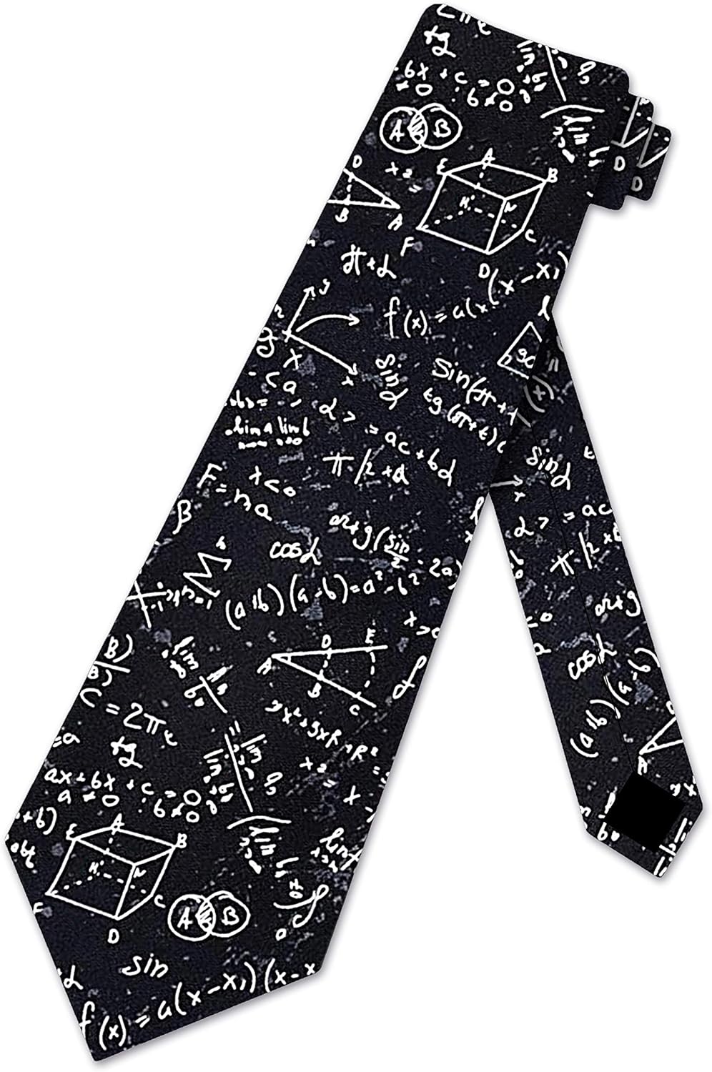 Amazon.com: Math Ties Mens Equation Neckties Black Tie by Three Rooker ...