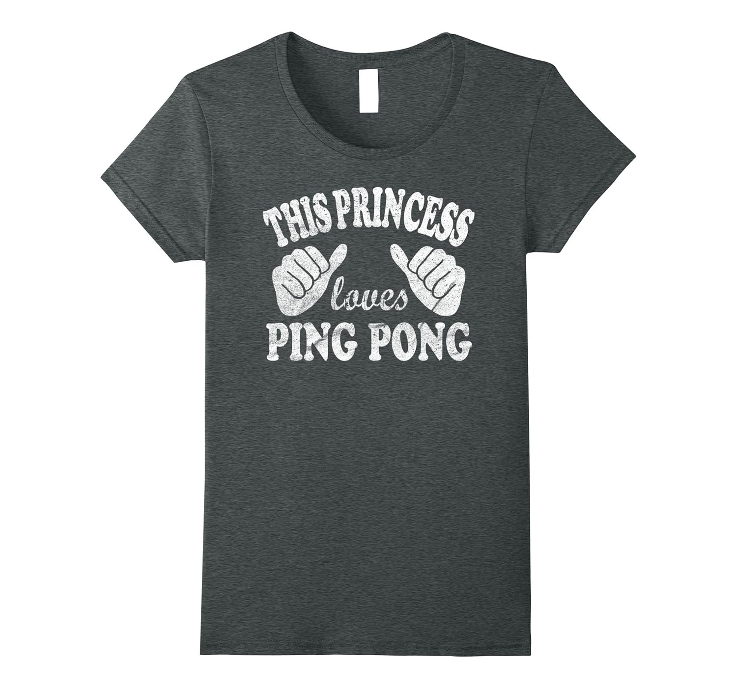 This Princess Loves Ping Pong Shirt: Girl Sport Game Tee-4LVS