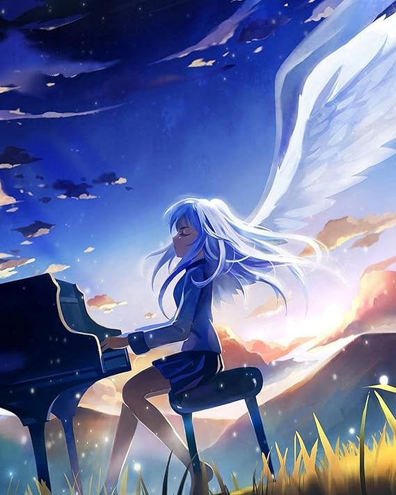 Amazon.com: Angel Beats Poster Anime Wall Art Home Decor Kanade ...