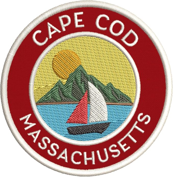 Amazon.com: Cape Cod Massachusetts Embroidered Premium Patch Iron-On or ...