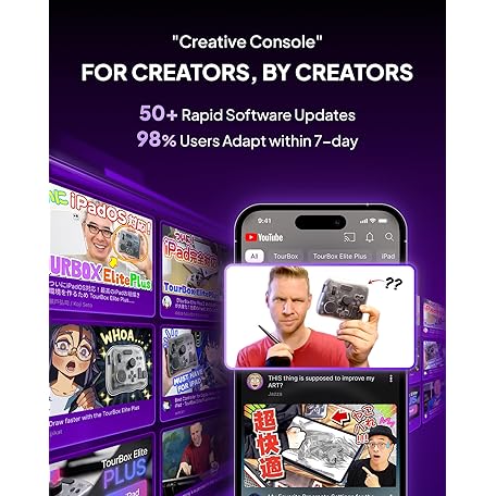 Mua TourBox Elite Plus - iPad Drawing Bluetooth Controller for Video ...