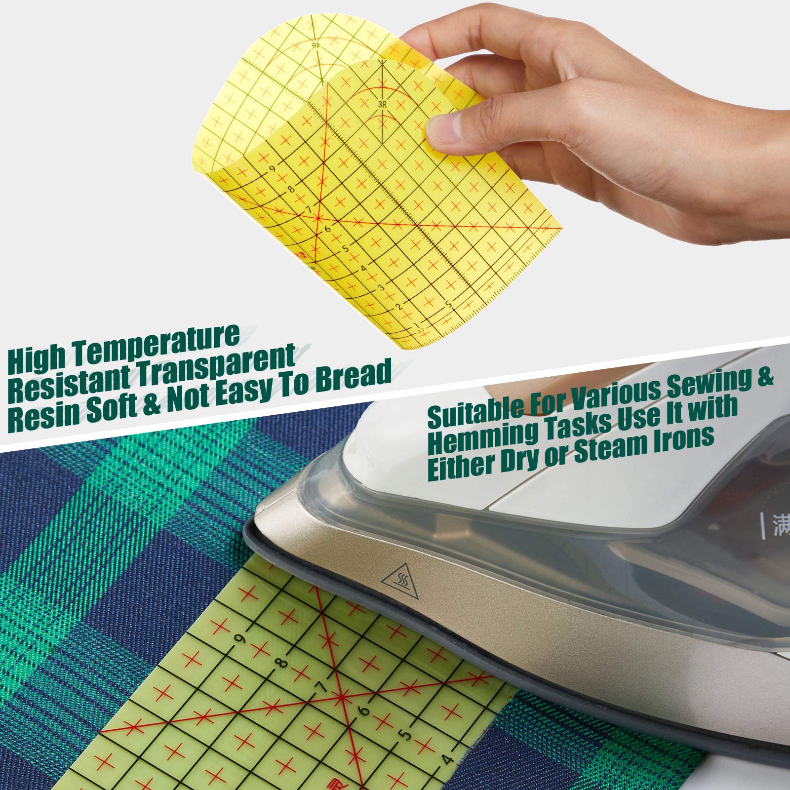 Mua Frienda 6 Pcs Acrylic Square Quilting Rulers (12.5/9.5/6/ 4.5 ...