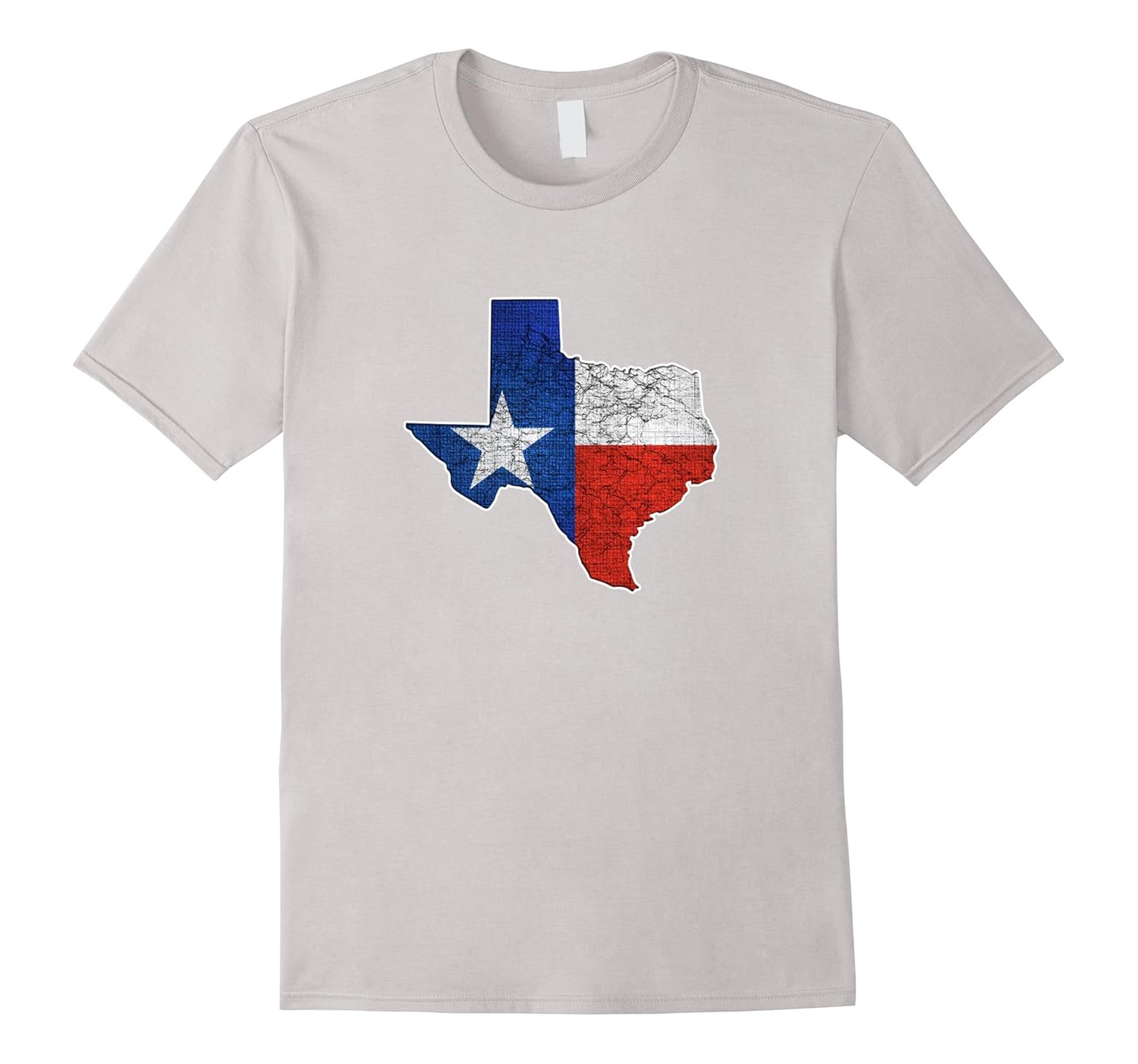 Texas State Shape Flag Distressed t-Shirt-CD – Canditee