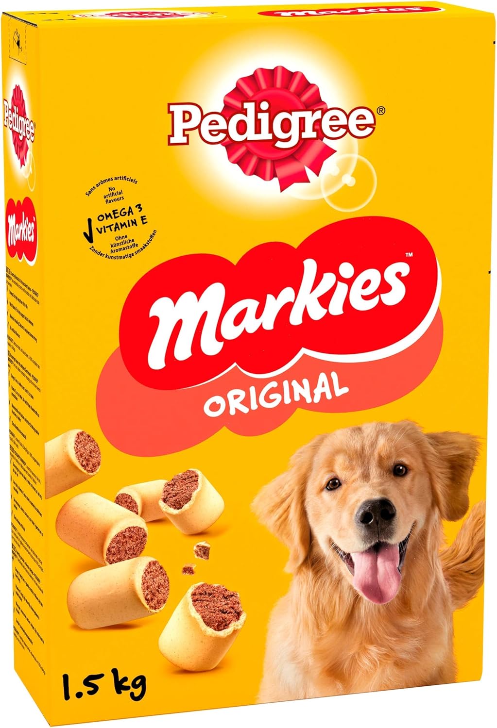 Pedigree Markies – Biscuit Dog Treats with Marrowbone, 5 x 1.5 kg ...