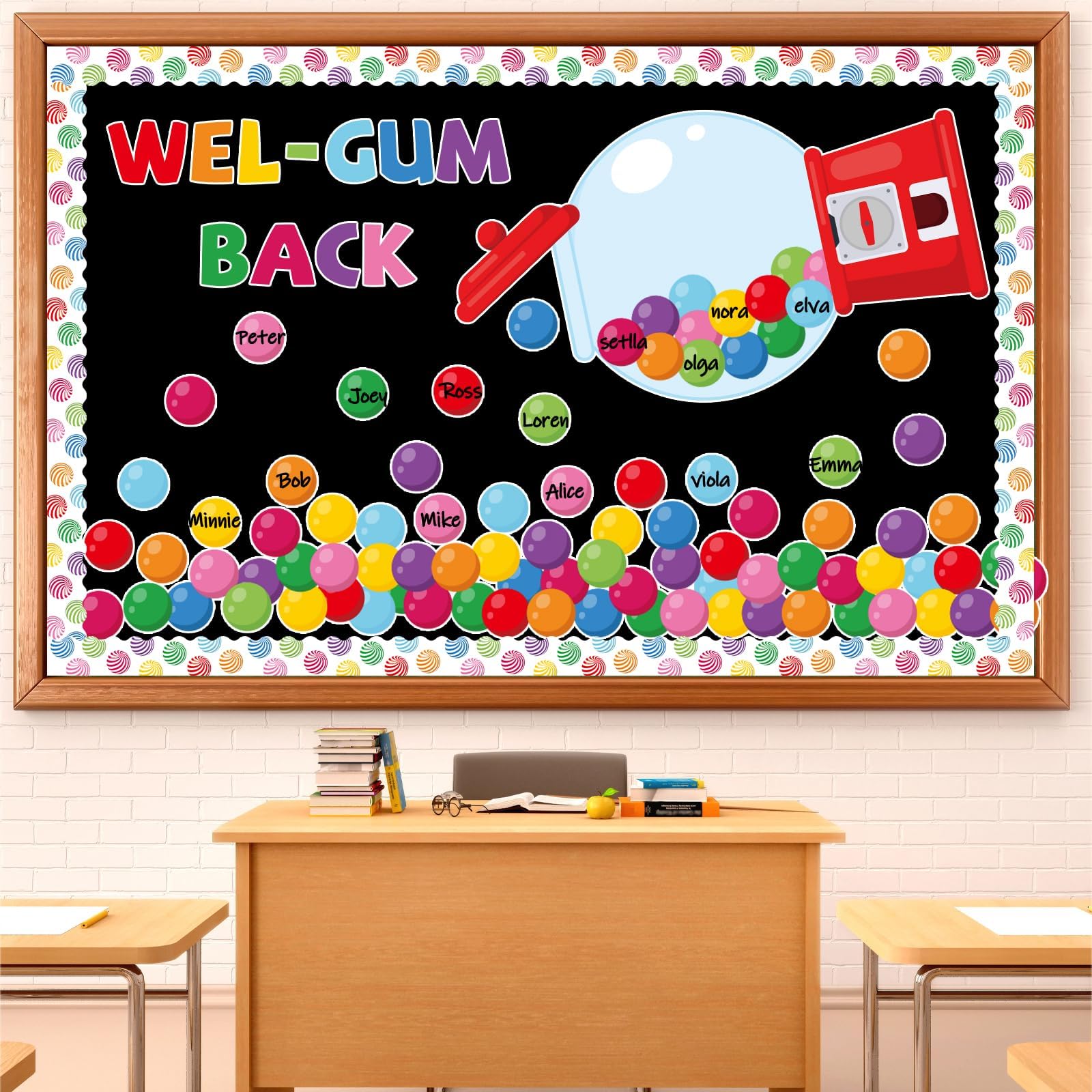 Mua Colorful Bubble Gumball Bulletin Board Classroom Decorations ...