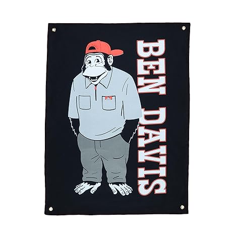 Amazon.com: Ben Davis Logo 29" x 22" Hanging Banner Sign (Funky Monkey ...