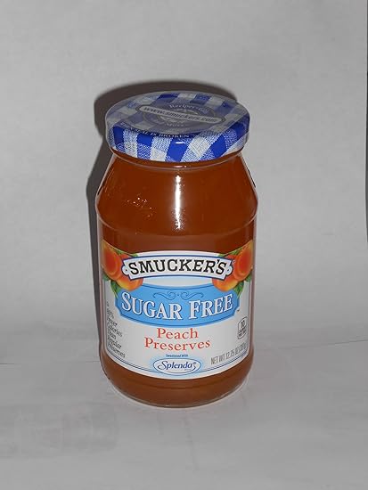 Amazon.com : Smucker's Sugar Free Peach Preserves 12.75 oz (Pack of 4 ...