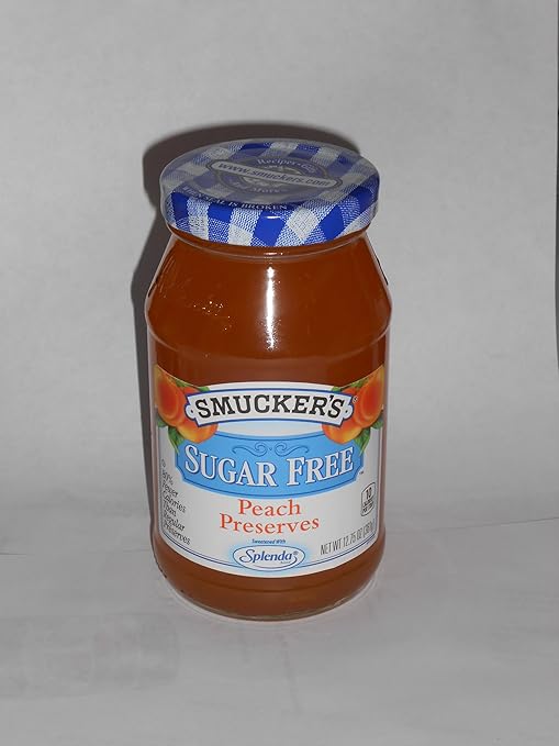 Amazon.com : Smucker's Sugar Free Peach Preserves 12.75 oz (Pack of 4 ...