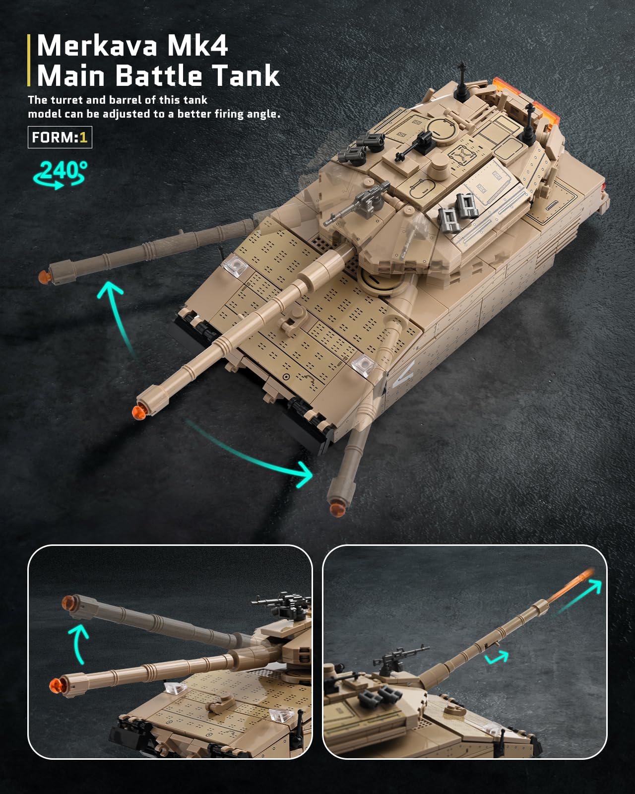 Mua 2 in 1 Military Building Block, Convertible M2 Bradley Infantry ...