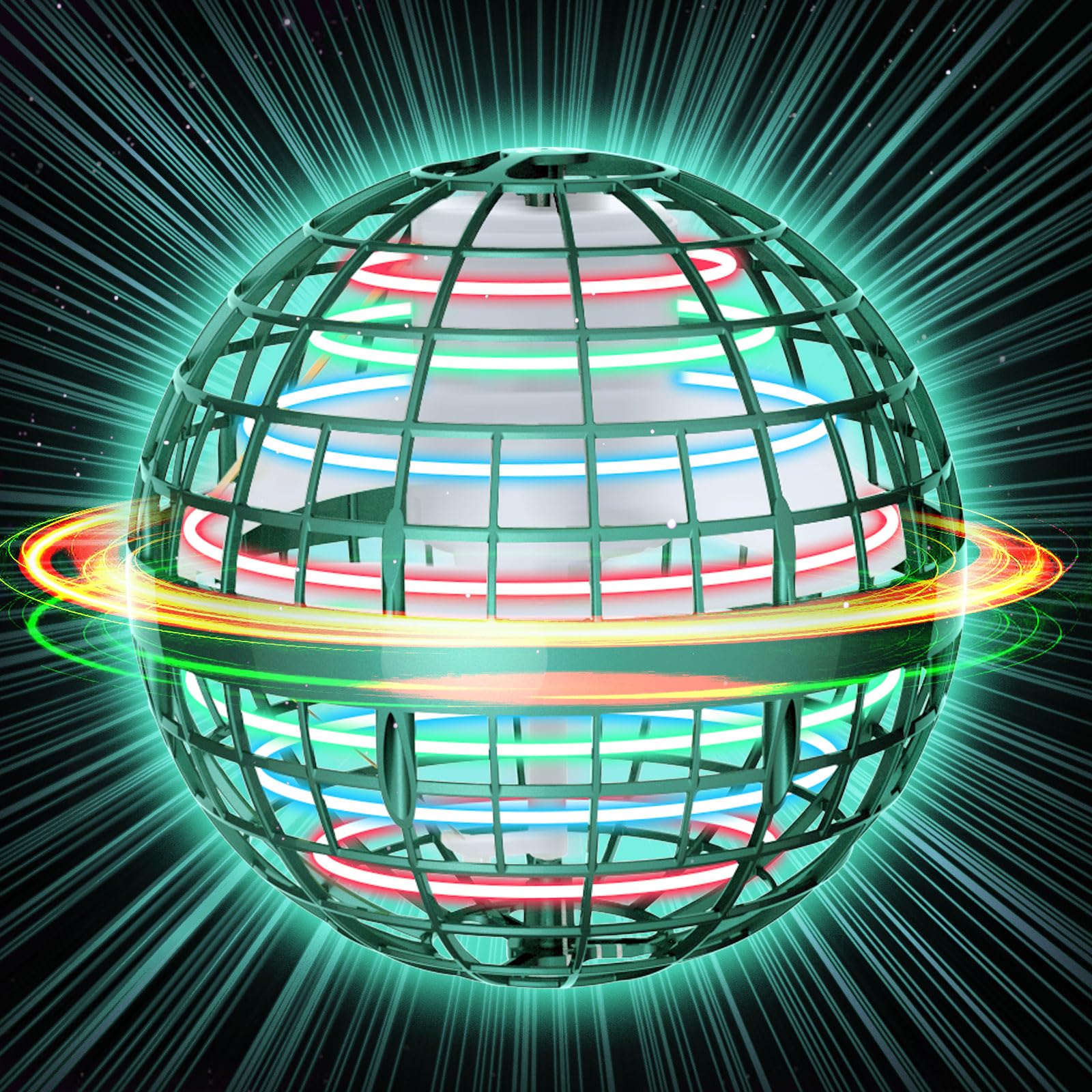 CASEIER Flying Orb Ball Hover Toy, Hand Controlled Floating Ball with ...