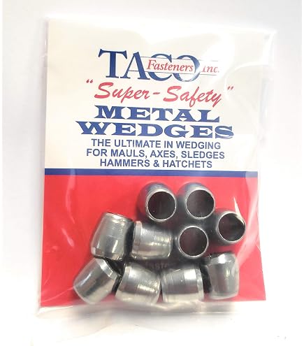 Wood Splitting Wedge 10-Pack TR-1 Safety Wedges - Conical Handle For ...