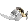 Yale MO4628 LKST 497 Door Lever Lockset, Cylinder Lock, Communicating ...