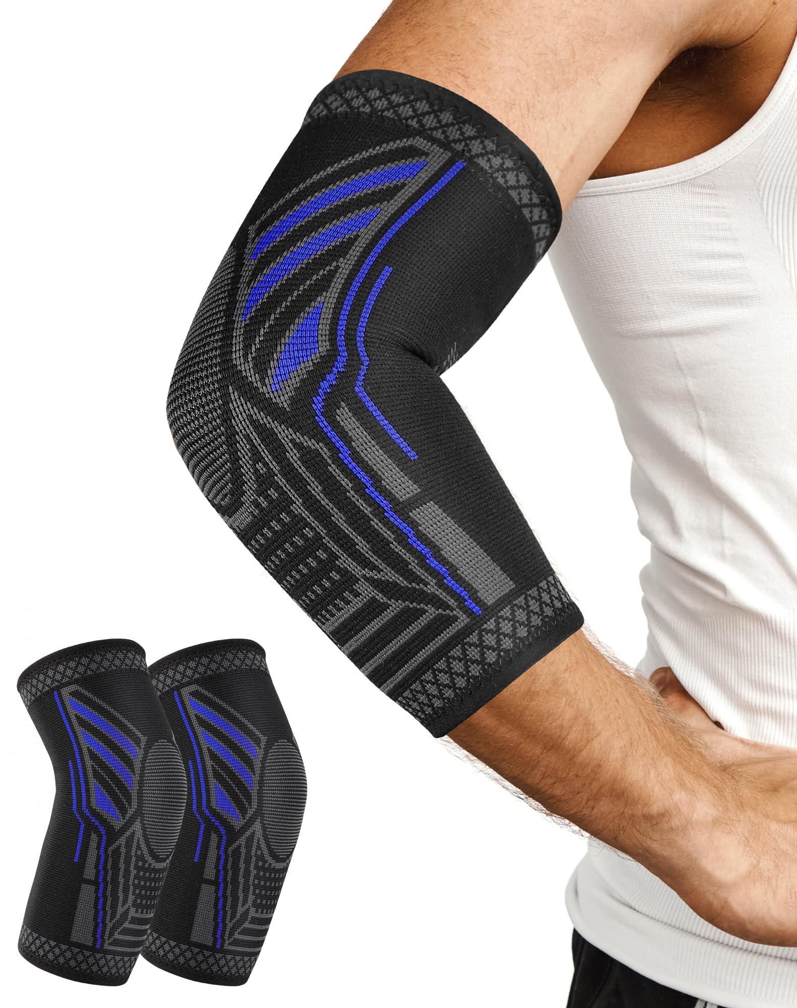 SUEH DESIGN Elbow Brace for Tendonitis and Tennis Elbow, Elbow ...