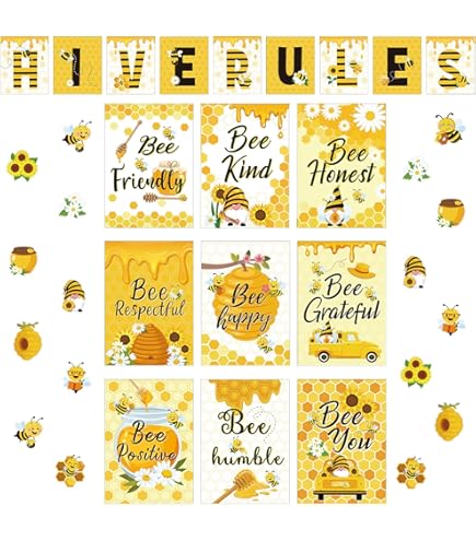 Hispanic Heritage Month Decorations Whaline 12Pcs Classroom Rules ...