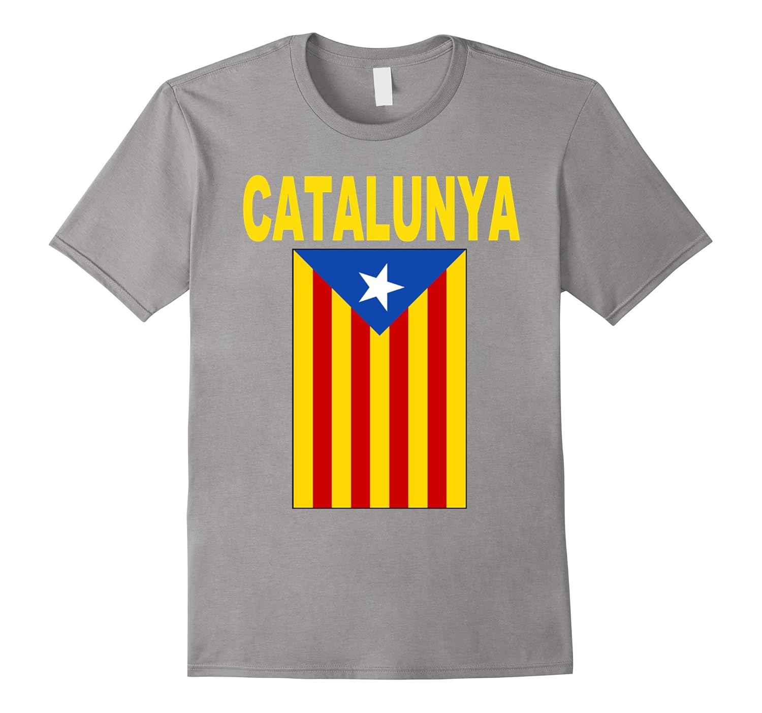Flag Catalonia T-Shirt Catalunya Catalan Unisex Top Tee-T-Shirt – Managatee