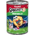 Amazon.com: SpaghettiOs Football Shaped Canned Pasta with Meatballs, 15 ...