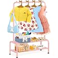 Amazon.com: mirolam Kids Clothing Rack - Kids Dress Up Clothes Storage ...