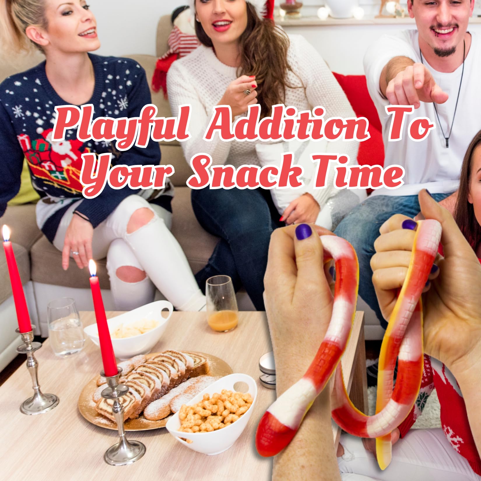 Mua Snake Bitez Gummy Snakes 7oz, 3 Feet Long - (Multi-flavor) - Giant ...